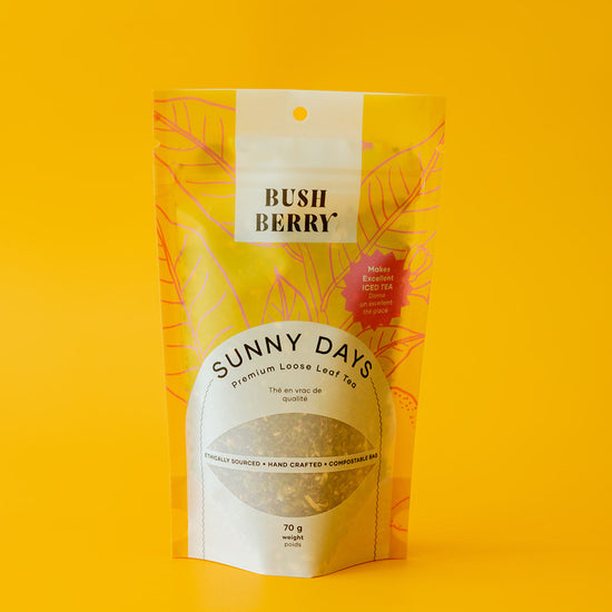 Sunny Days Iced Tea Blend: Refreshing Organic Tea – Bush Berry