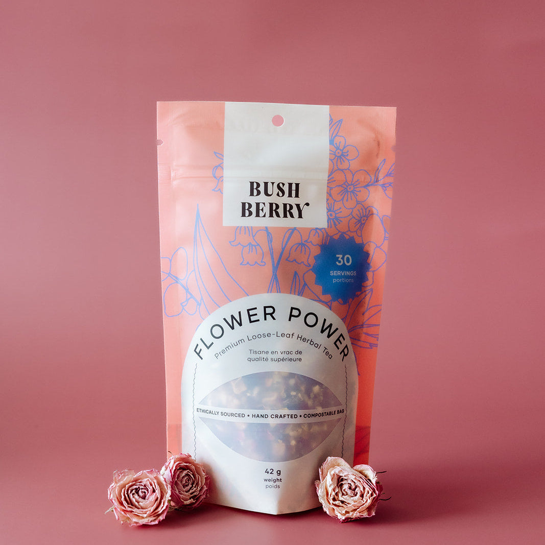 Flower Power Tea | Organic Loose Leaf Tea – Bush Berry