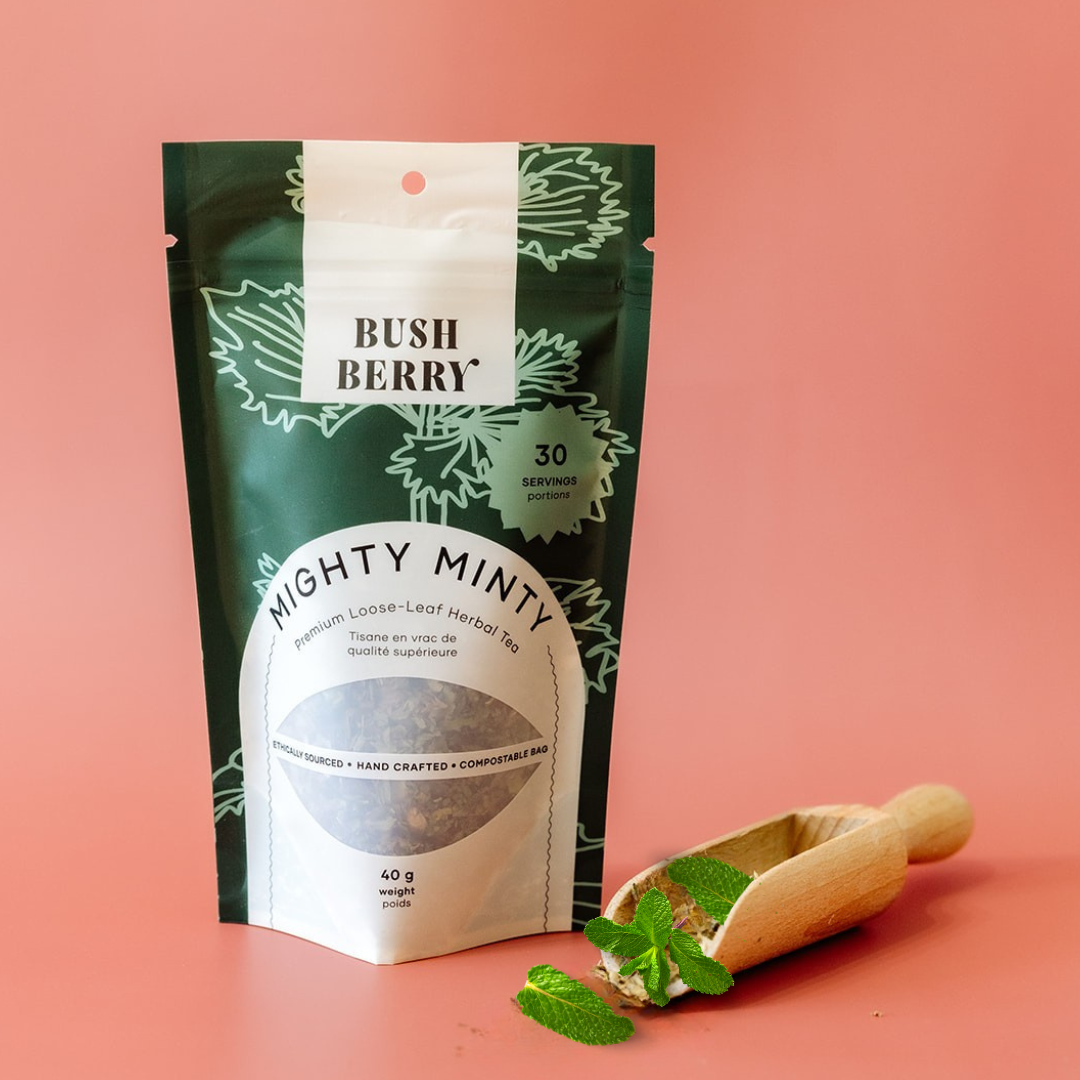 Mighty Minty Tea | Organic Loose Leaf Tea – Bush Berry